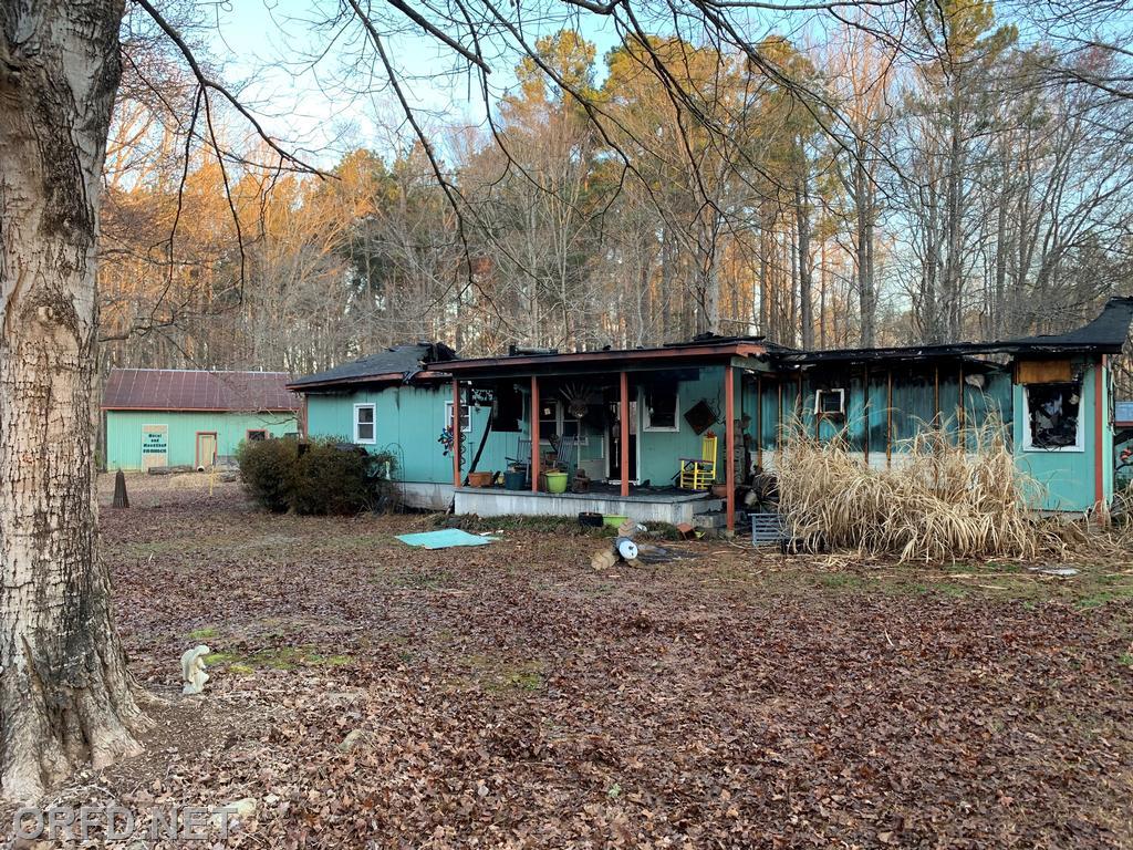 New Hope Structure Fire 10 March - Orange Rural Fire Department